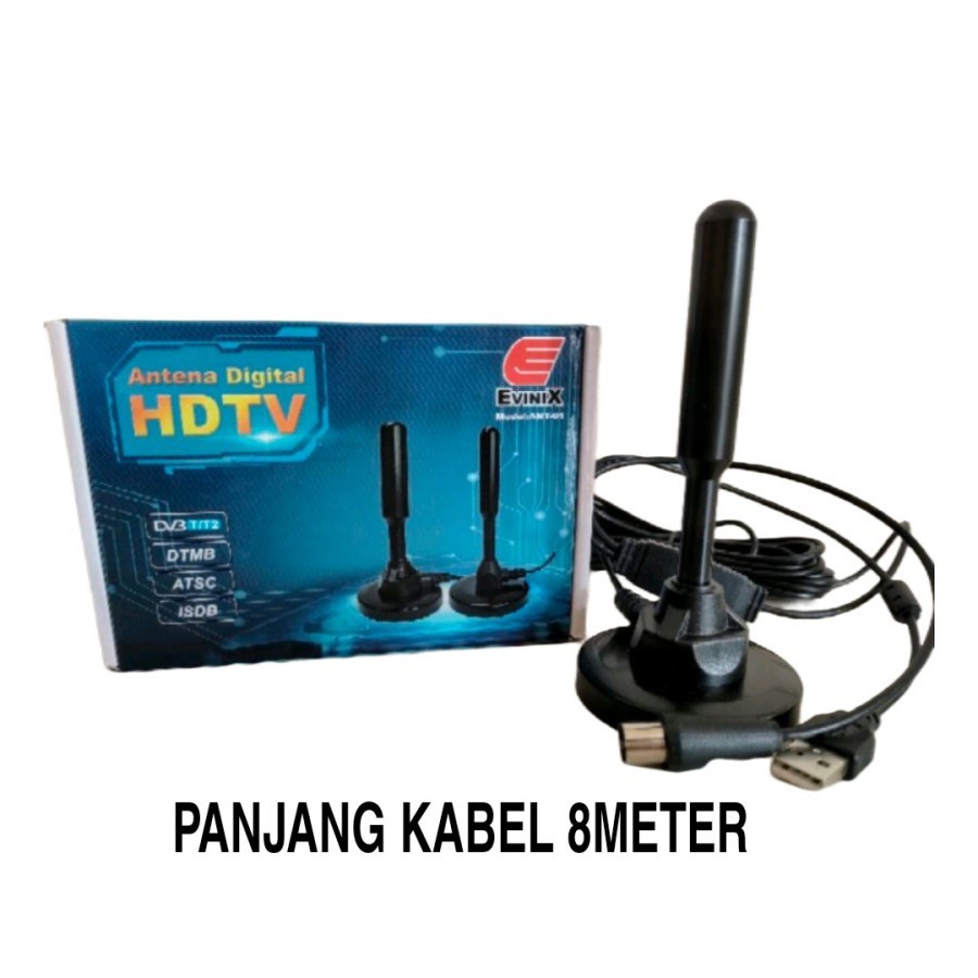 Jual Antena TV Digital Indoor EVINIX/ Antena Omni DVBT DVBT2 Set Top ...