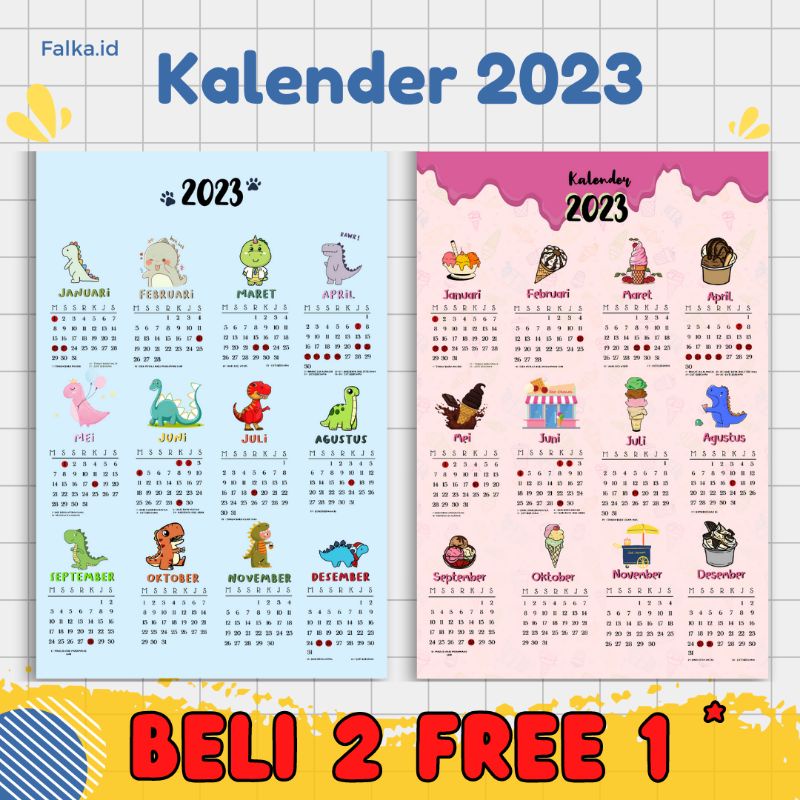 Jual KALENDER AESTHETIC KALENDER DINDING LUCU MURAH | Shopee Indonesia