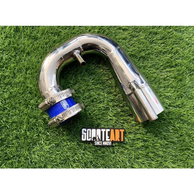 Jual Selang Intake Full Alumunium Stainless Untuk Vespa Matic | Shopee ...