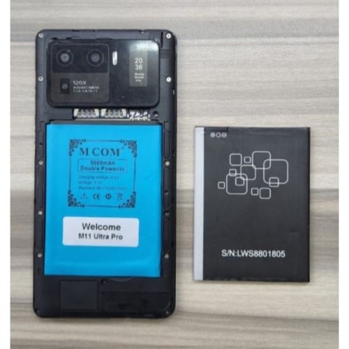 Jual Battery Batere Batre Baterai Double Power Mcom Welcome M11 Ultra Pro Kapasitas 5000 MAH ...