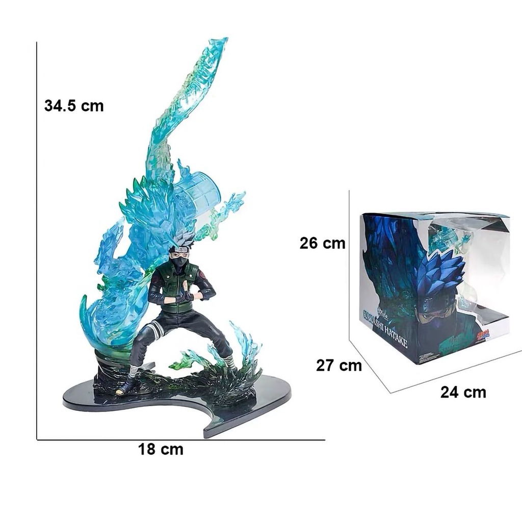 Jual Naruto Shippuden Kakashi Hatake Flame Zero Action Figure | Shopee ...