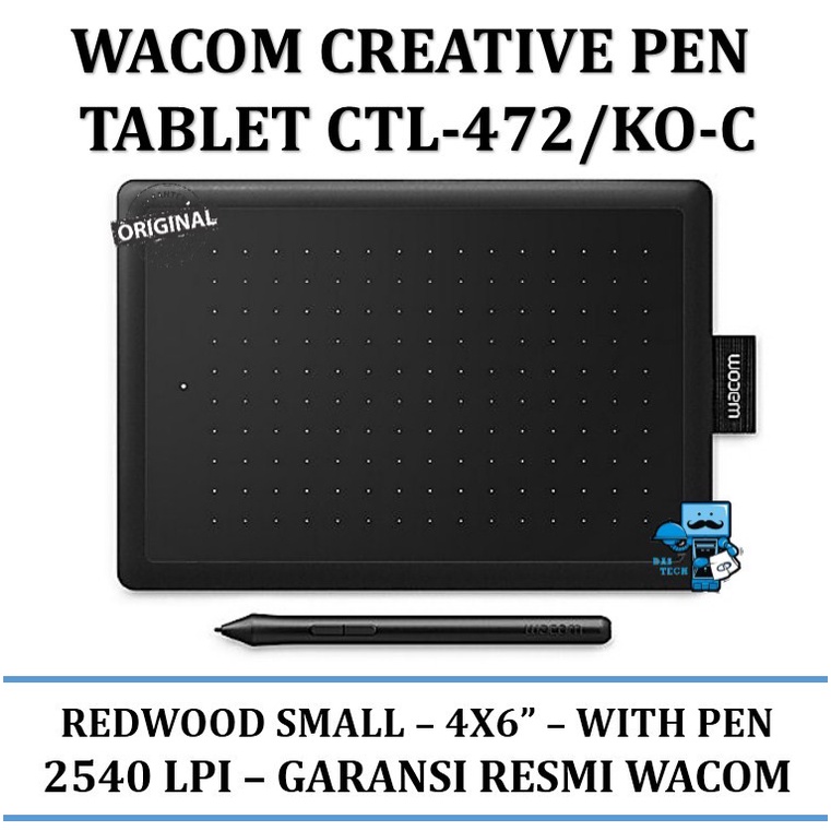 Jual Wacom Creative Pen Tablet CTL-472 - One by Wacom | Shopee Indonesia