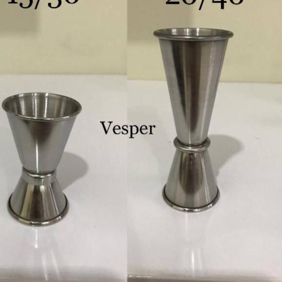 Jual WWA179 Jigger gelas ukur 10/20ml dan 20/40ml / gelas takar ...