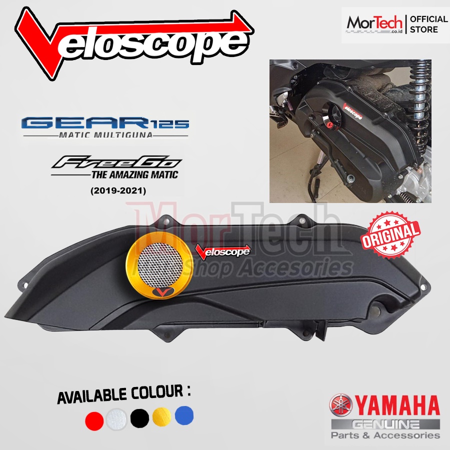 Jual Veloscope Original Yamaha Freego & Mio Gear 125c Tutup Hawa Cover ...