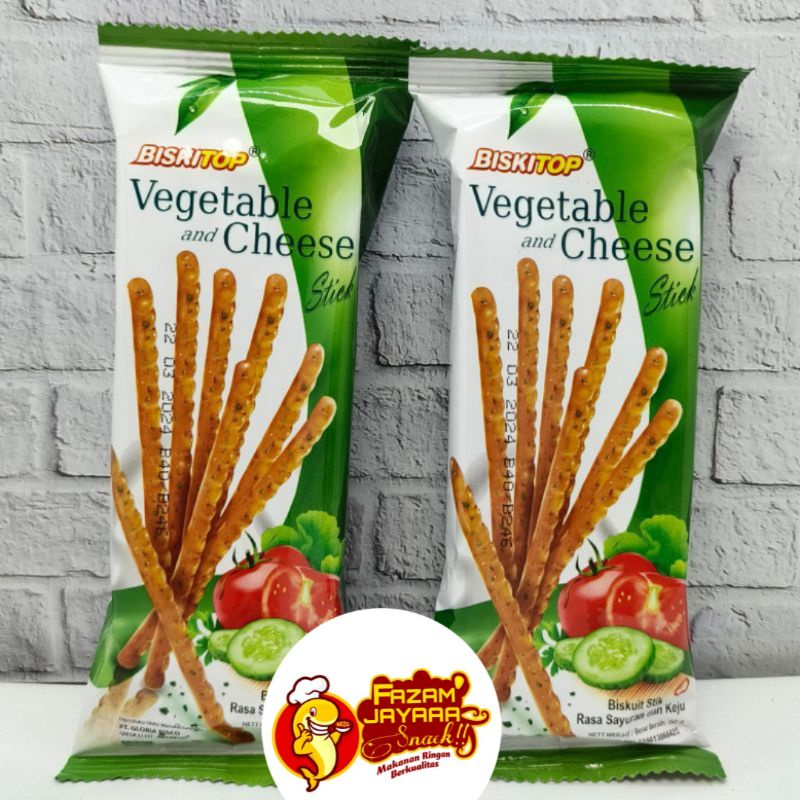 Jual BISKITOP-Vegetables and cheese stick 50g MURAH (harga per satuan ...