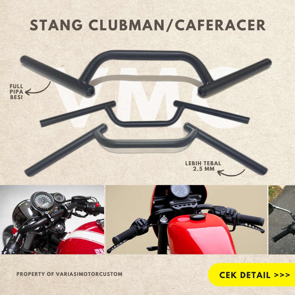 Jual Stang Clubman Caferacer Motor Custom XSR W175 Classic Sprinter ...