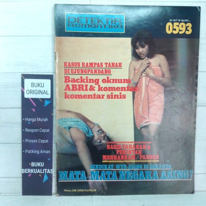 Jual Majalah Detektip Romantika 0593 20 oktober 1978 | Shopee Indonesia
