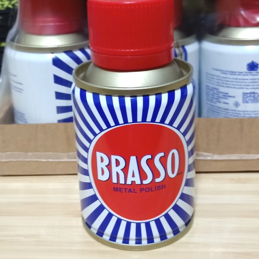 Jual Brasso Braso Metal Polish Cairan Pengkilap Logam Aluminium 100 ML ...