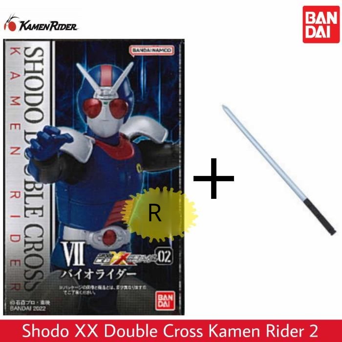 Jual Shodo XX Double Cross Kamen Rider 2 Biorider Bio Black RX + Part ...