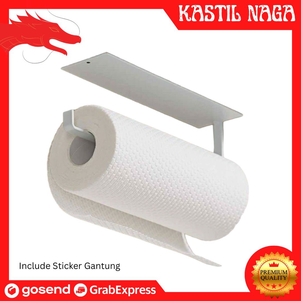 Jual Paper Towel Hanger - Gantungan Sticker - Tempat Tissue Minyak 26cm ...