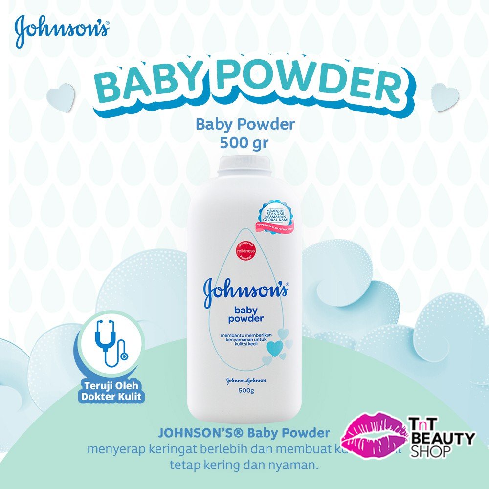 Jual JOHNSON'S Baby Powder - Bedak Bayi 500gr | TnT Beauty Shop ...