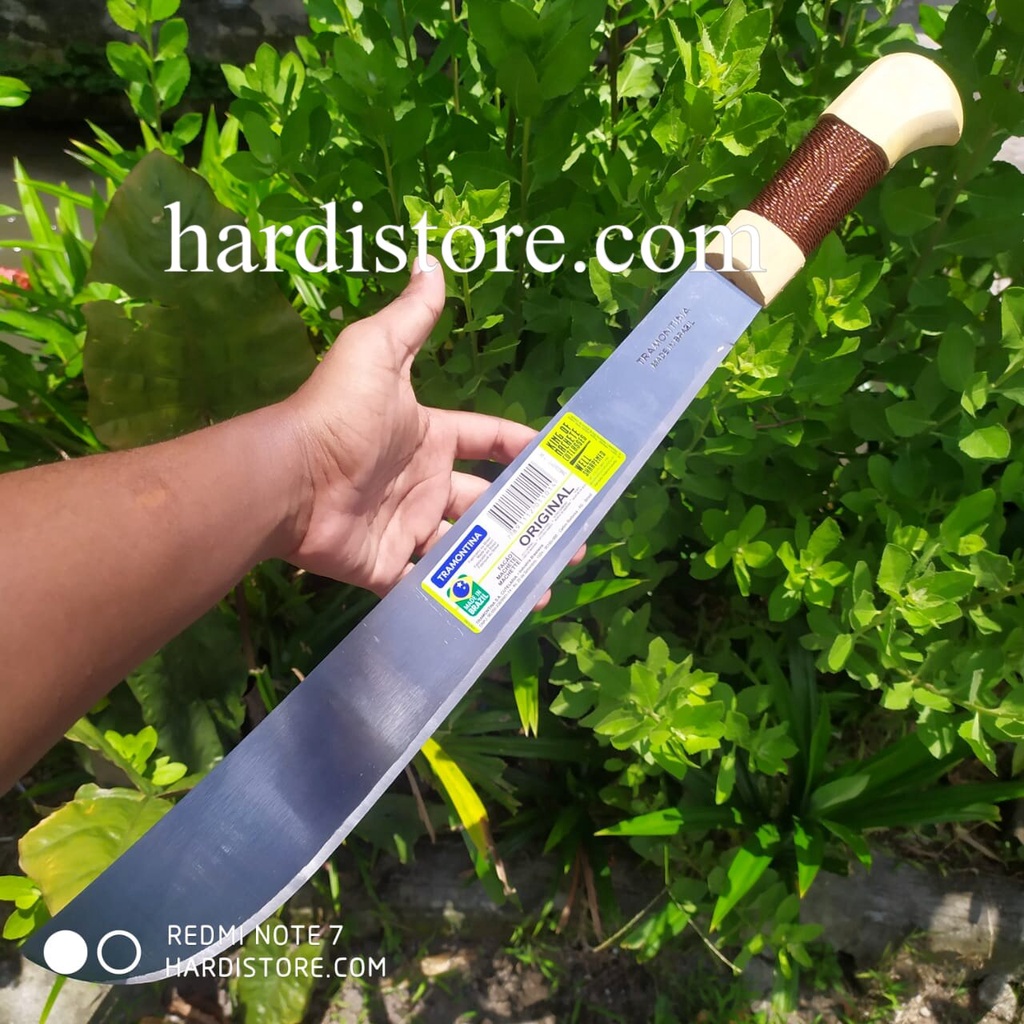 Jual Machete 17 inchi / 43 cm Tramontina 26623/017 Handle Kayu Fulltank ...