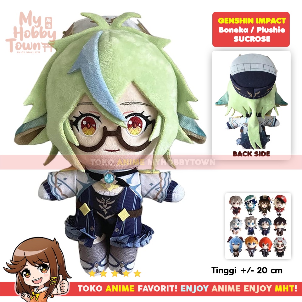 Jual Boneka Anime Game Genshin Impact Karakter Sucrose Mondstadt ...