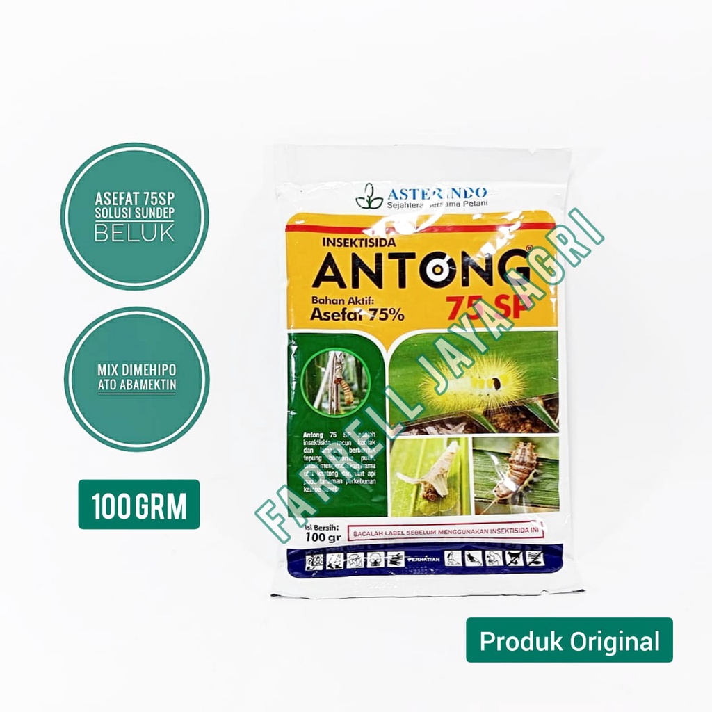 Jual INSEKTISIDA ANTONG ASEFAT 75 SP 100 GRM SOLUSI ULAT KANTONG ...