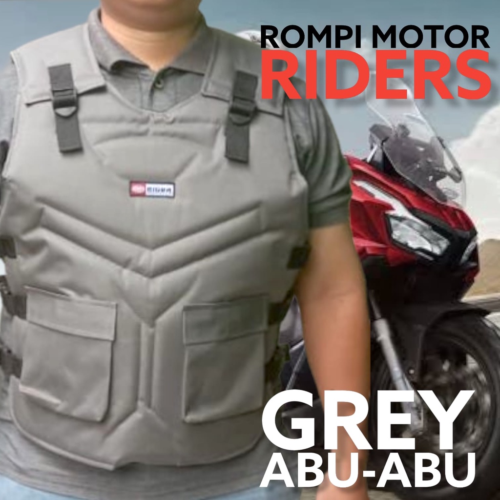 Jual Rompi Motor Promotor Riders | Pelindung Dada Bikers | Rider ...