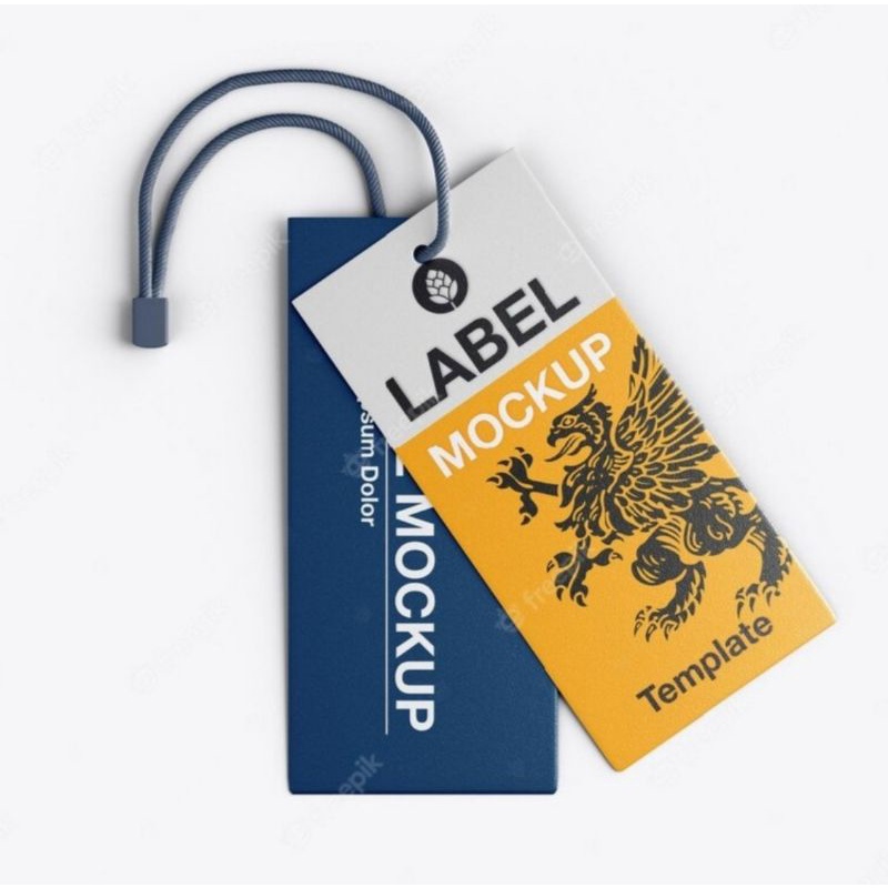 Jual (GRATIS TALI) CETAK HANGTAG BAJU - LABEL BAJU – GRATIS DESAIN ...