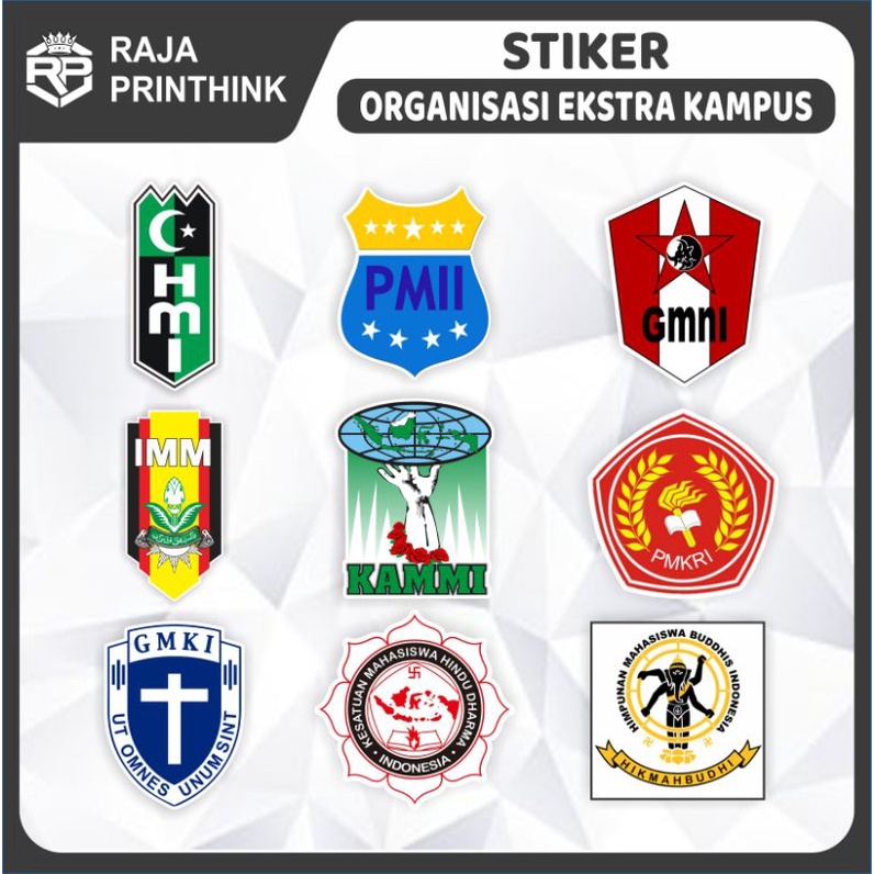 Jual Sticker Stiker HMI PMII GMNI IMM KAMMI PMKRI GMKI KMHDI ...