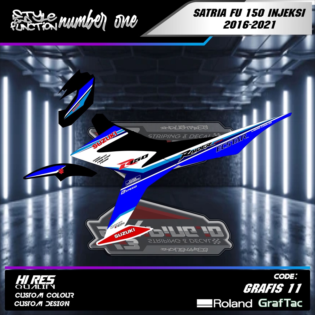 Jual STRIPING VARIASI SUZUKI SATRIA Fu FI/INJEK / FU F150 | Shopee ...