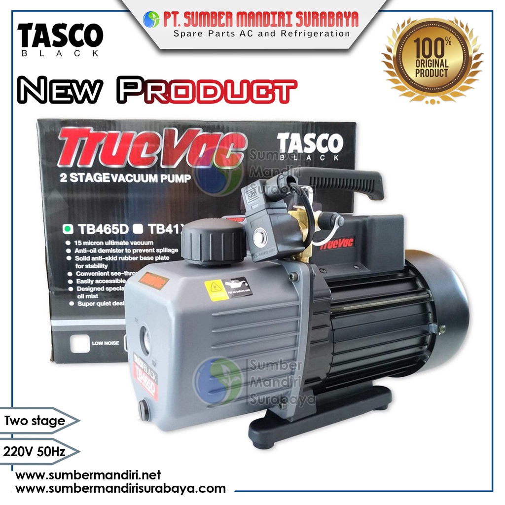 Jual Vacuum Pump Tasco TrueVac TB465D Two Stage | Shopee Indonesia