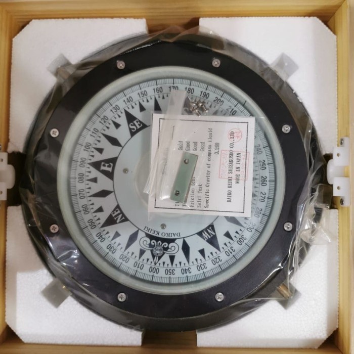 Jual kompas Daiko compass 5 inchi kotak kayu | Shopee Indonesia
