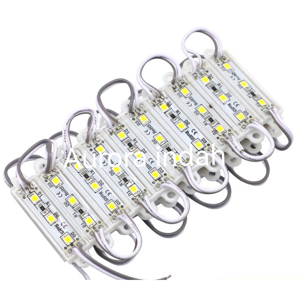 Jual Lampu Led Modul 3 Mata Smd Dc 12volt Dan 24 Volt Waterproof 3 Mata