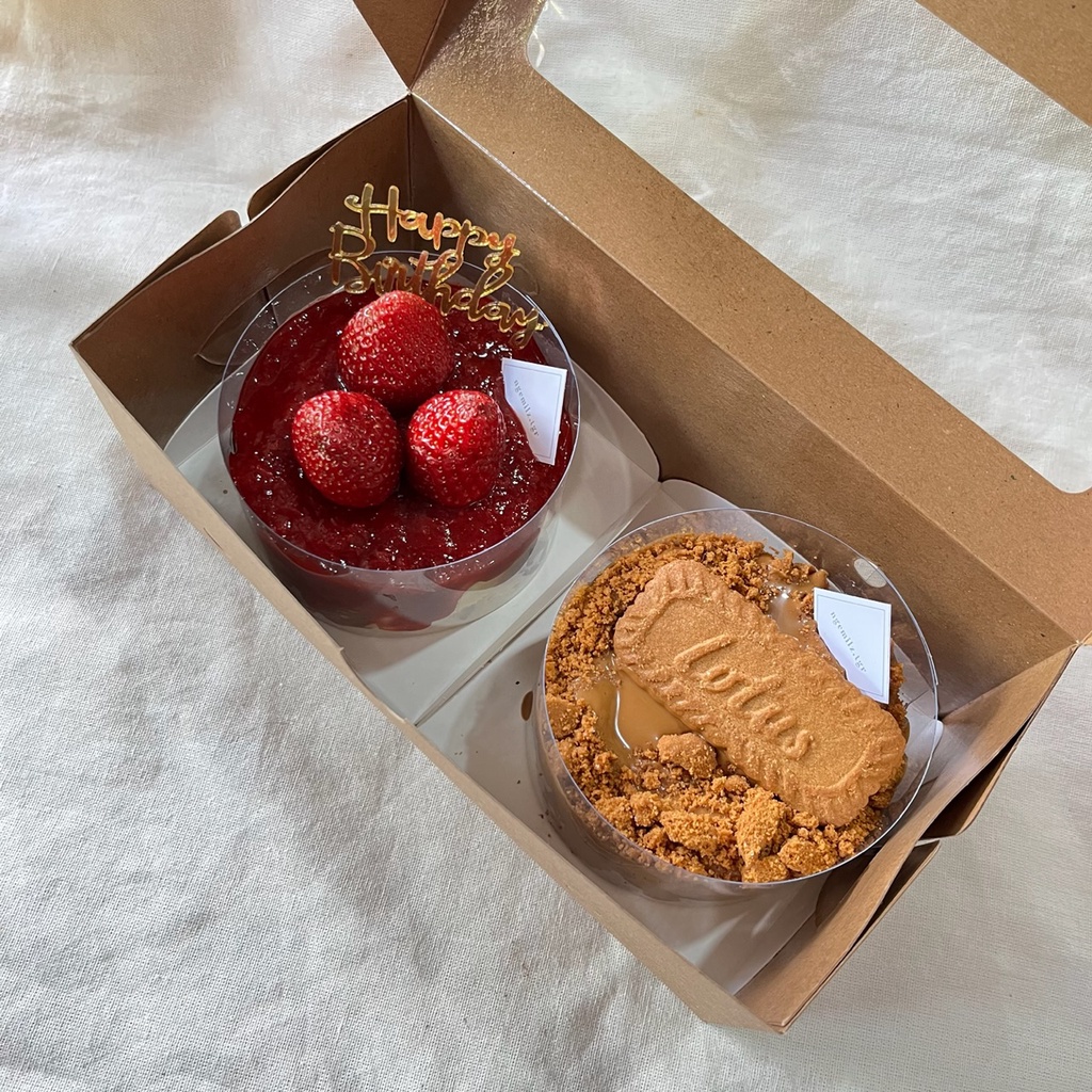 Jual Burnt Cheesecake (Box of 2) Birthday / Ulang Tahun | Shopee Indonesia