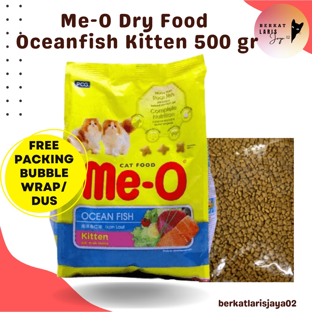 Jual [REPACK 500 GRAM] MAKANAN KERING DRY FOOD KUCING MEO KITTEN ...