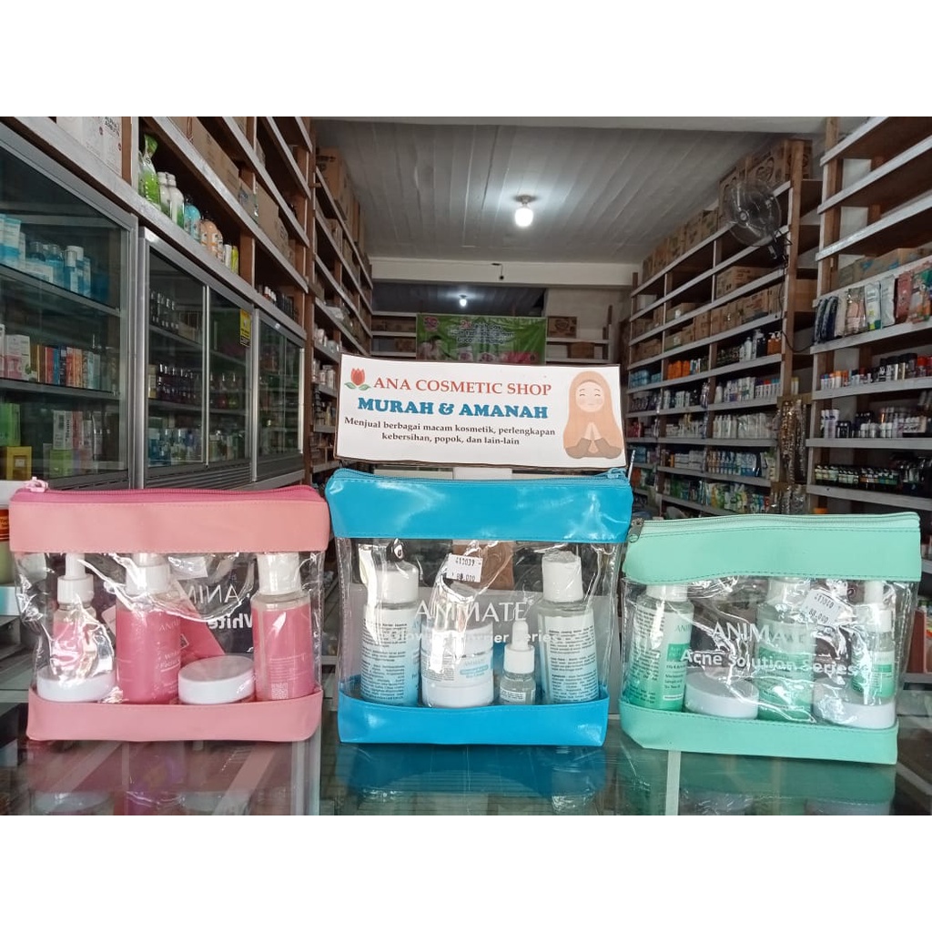 Jual Animate Skincare Paket Whitening Series 5 in 1 / Glowing Barrier ...