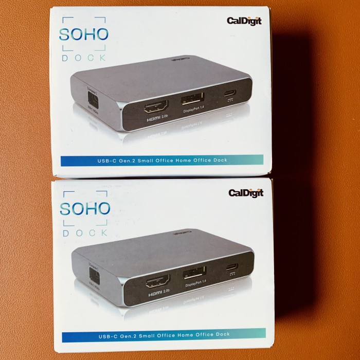 Jual Extension Caldigit Soho Gen 2 Usb C Dock Hub 10Gb/S Dual 4K 60Hz ...