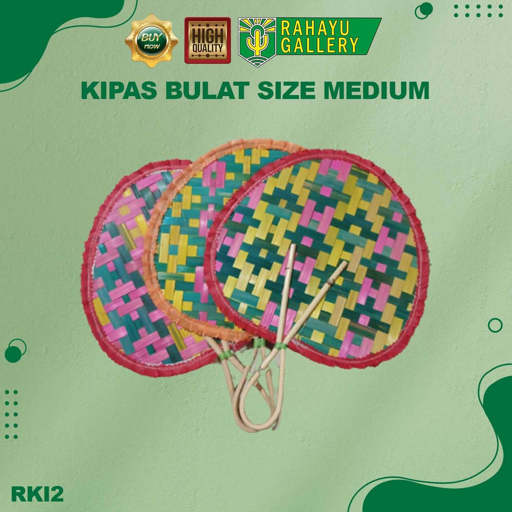 Jual KIPAS ANYAM KIPAS BAMBU KIPAS TRADISIONAL KIPAS WARNA UKURAN ...