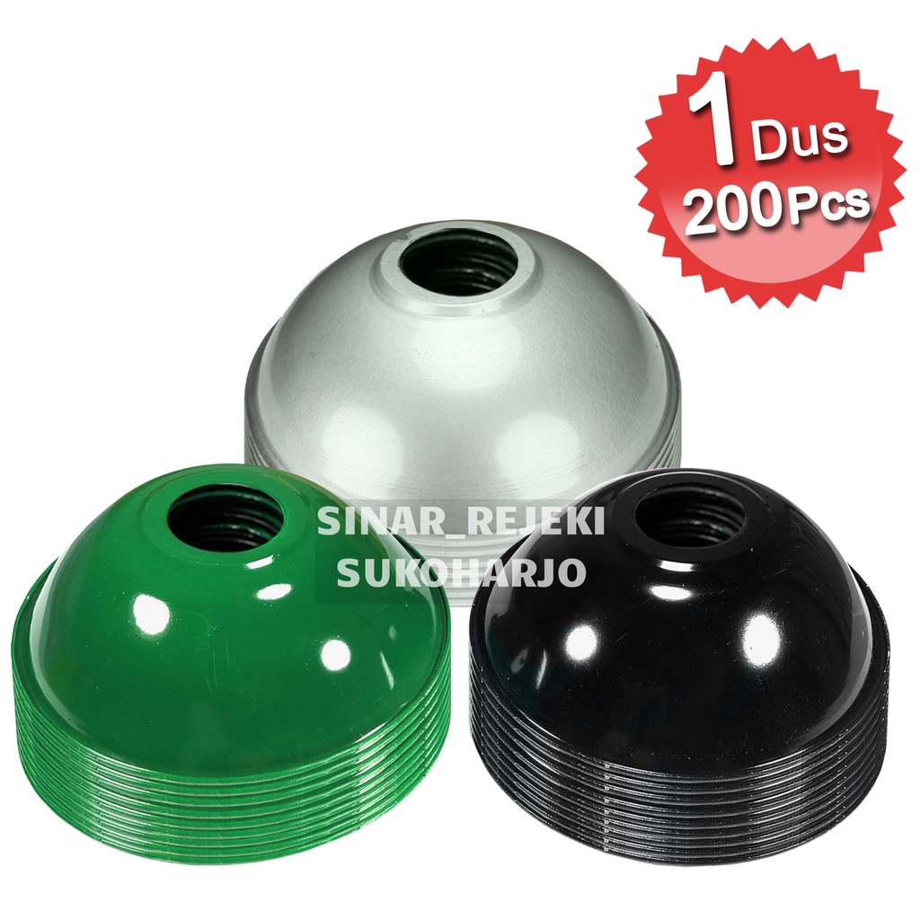 Jual Kap Fitting Lampu Jalan WD E-27 20 CM Kap Lampu Gantung Alumunium | Shopee Indonesia