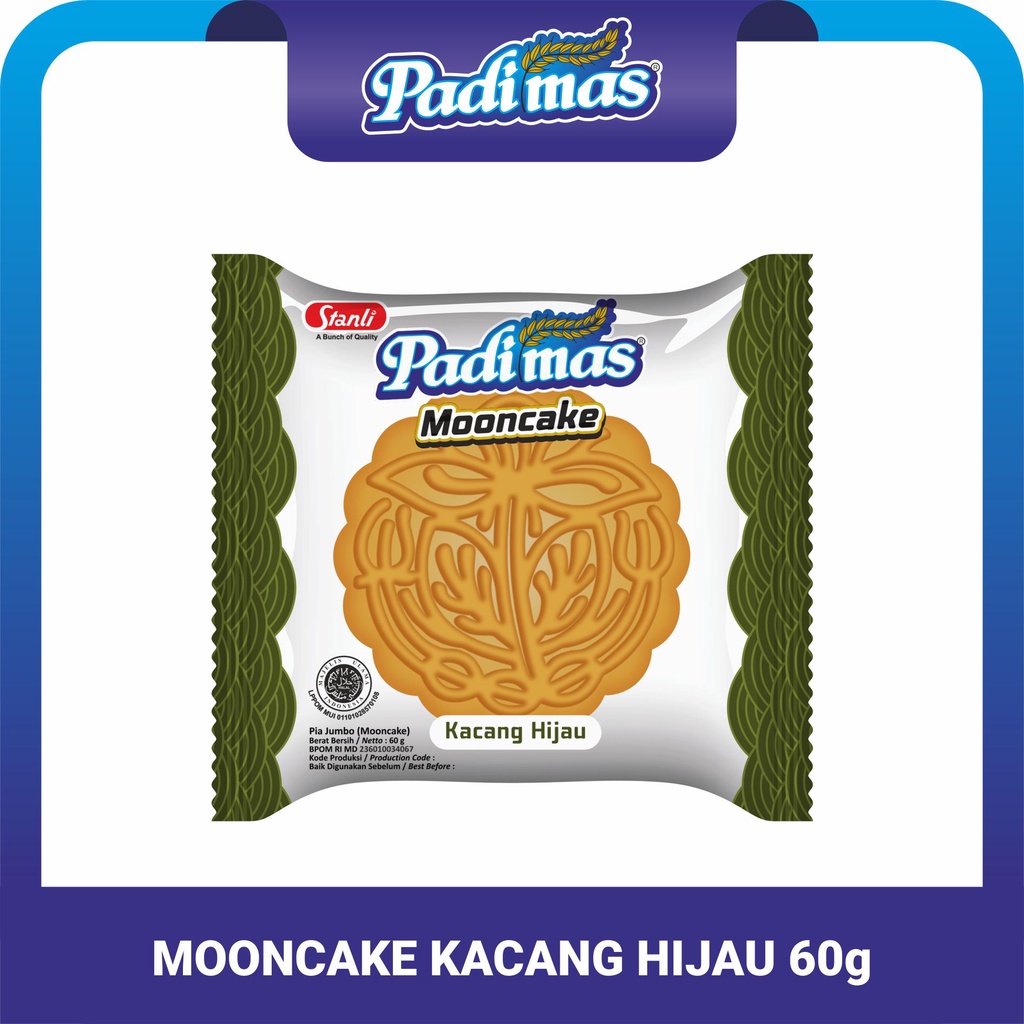 Jual Padimas Mooncake (Kue Pia - Kue Bulan) Kacang Hijau 60g | Shopee ...