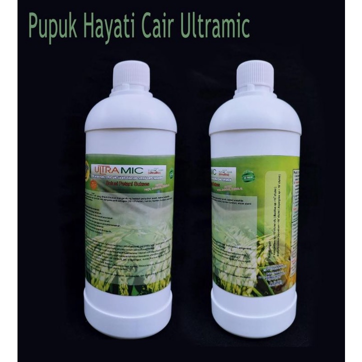 Jual Bioaktivator Ultramic Pupuk Cair Hayati tanpa bahan kimia (1 Liter ...