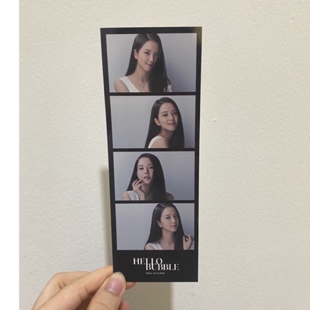 Jual blackpink photo card / hello bubble mise en scene / jisoo photocard | Shopee Indonesia
