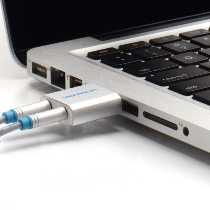 Jual VENTION USB SOUND CARD EXTERNAL JACK 3.5MM AUDIO MICROPHONE ...