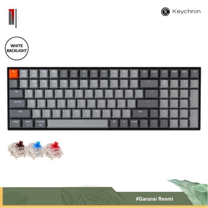 Jual Keychron K4 (Version 2) Hot-Swappable White Backlight Plastic ...
