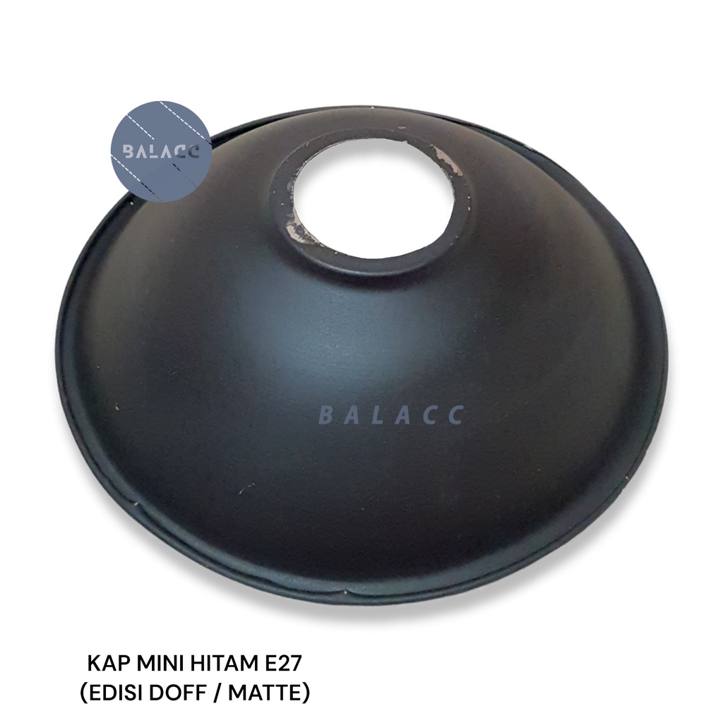 Jual Kap Lampu Gantung WD Mini Hitam Diameter 19 cm | Shopee Indonesia