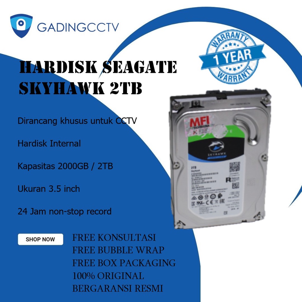 Jual HARDISK SEAGATE SKYHAWK Khusus CCTV 2TB | Shopee Indonesia Jual HARDISK SEAGATE SKYHAWK Khusus CCTV 2TB | Shopee Indonesia