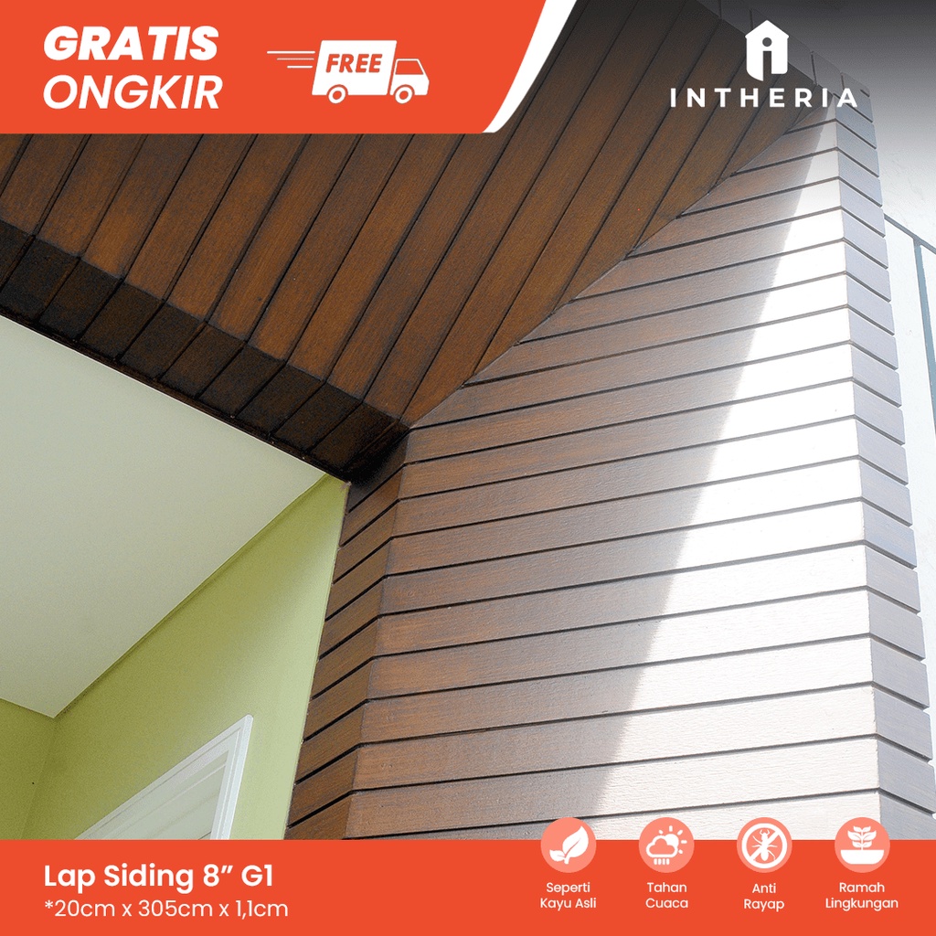 Jual Conwood Lap Siding G1 - 11mm / Seindah Dinding Kayu | Shopee Indonesia