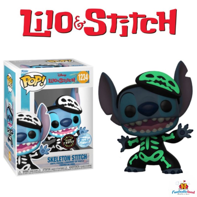 Jual Original Funko POP! Disney Lilo & Stitch - Skeleton Stitch #1234 ...