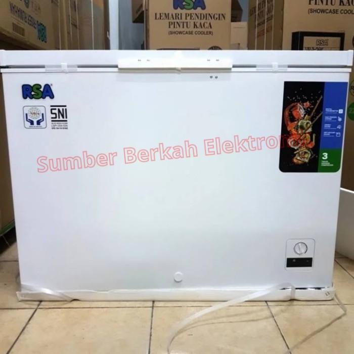 Jual Chest freezer 310 liter RSA cf 310 garansi resmi 150 watt promo ...