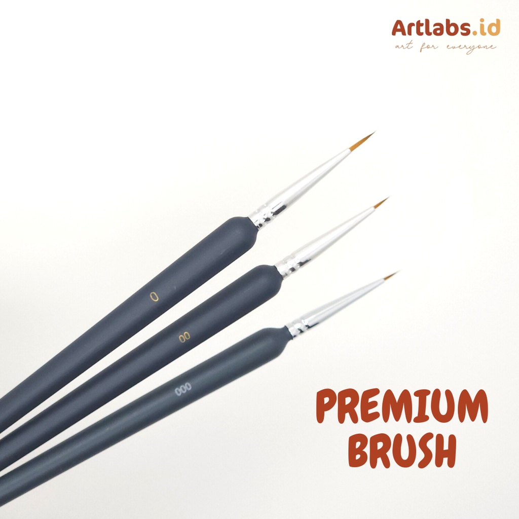 Jual Kuas Lukis Liner Round Premium Tip Nilon/Nylon | Shopee Indonesia