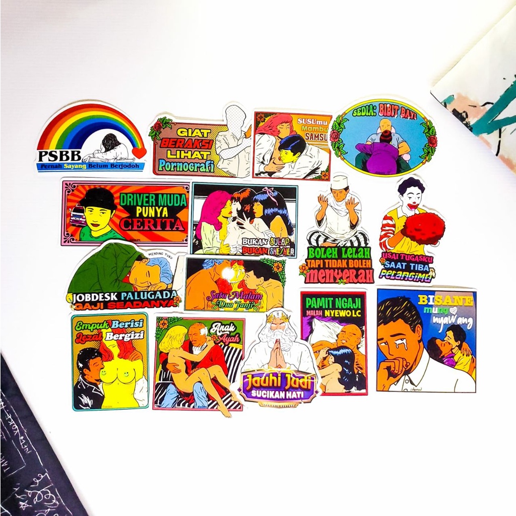 Jual Sticker Angkot Type C (Sticker Jadul Truk Motivasi) | Shopee Indonesia