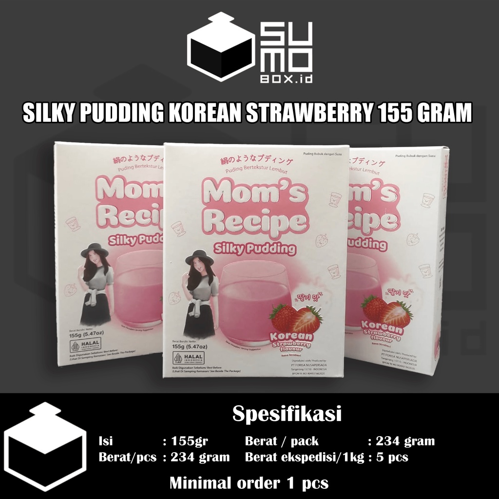 Jual Silky pudding forisa 155gram Mom's Recipe Puyo puding susu ...