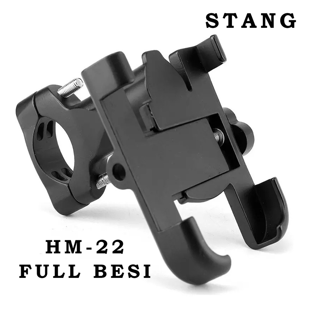 Jual Holder Hp Besi Sepeda Motor HM-20 HM-22 HM-11 HM-12 Spion & Stang Gojek Grab | Shopee Indonesia
