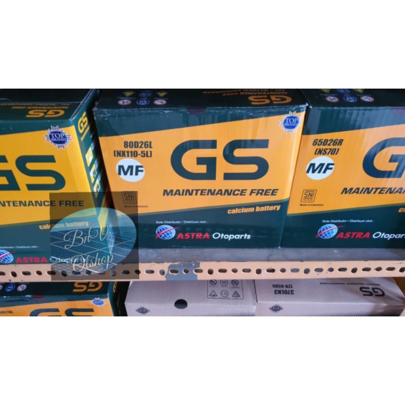Jual Accu MF GS Astra nx110-5L kering 80D26L Innova diesel lama ...