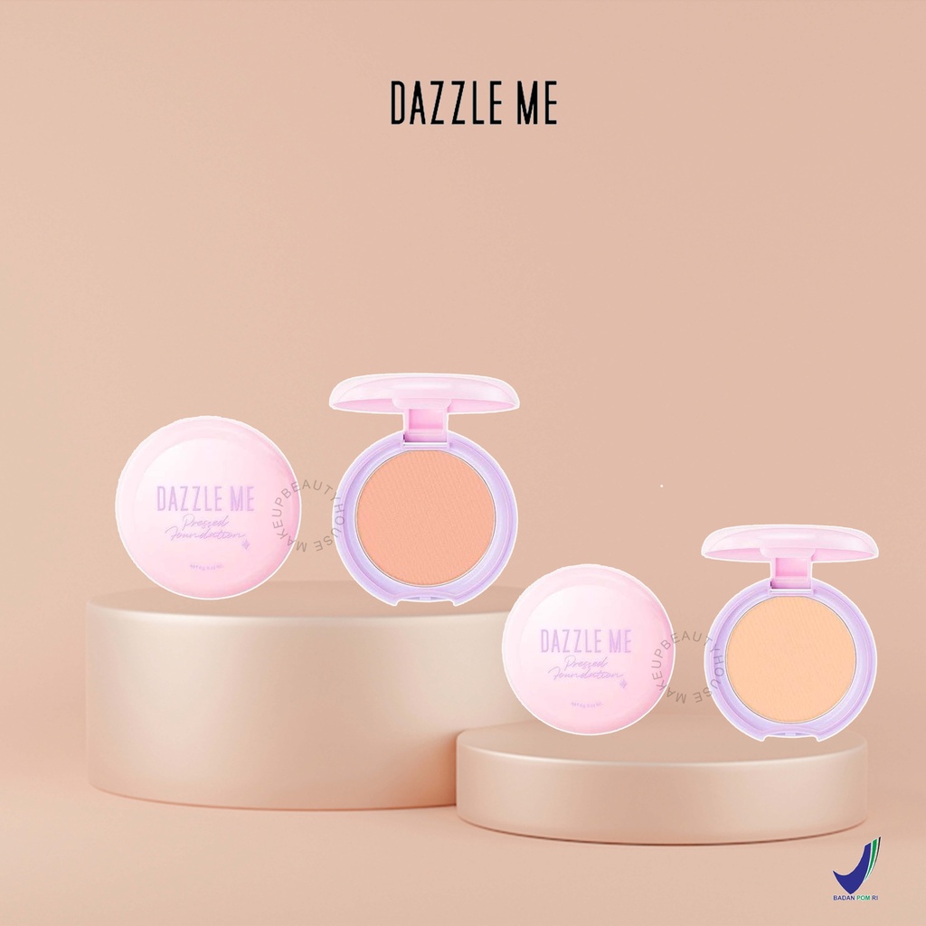 Jual DAZZLE ME Muse Pressed Foundation | Long Lasting Filter Like ...