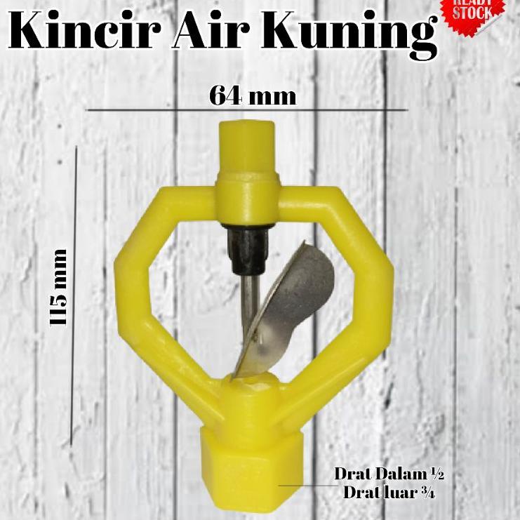 Jual Stok terbaru KINCIR AIR KUNING 825 ( Sprinkler /sprinkle / kincir ...