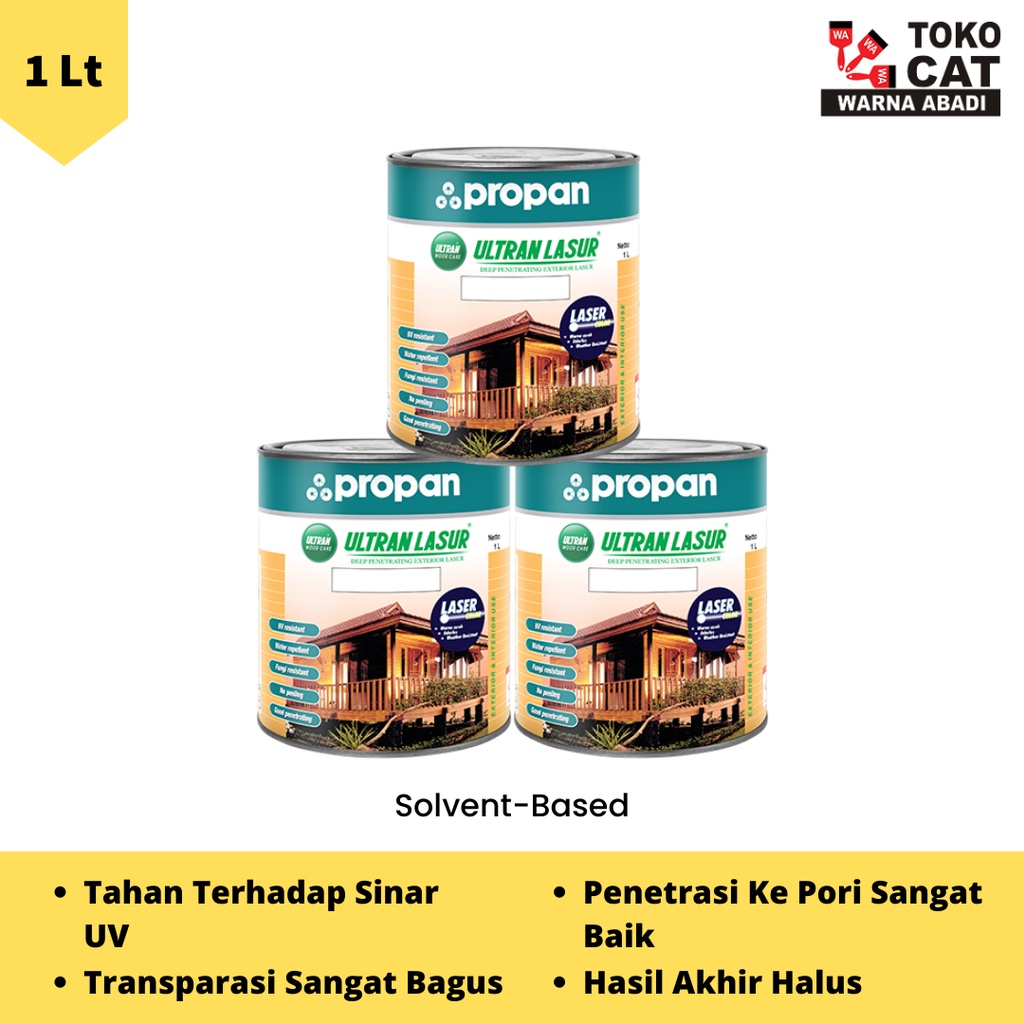 Jual CAT POLITUR PROPAN ULTRAN LASUR LASER 1 LITER | Shopee Indonesia