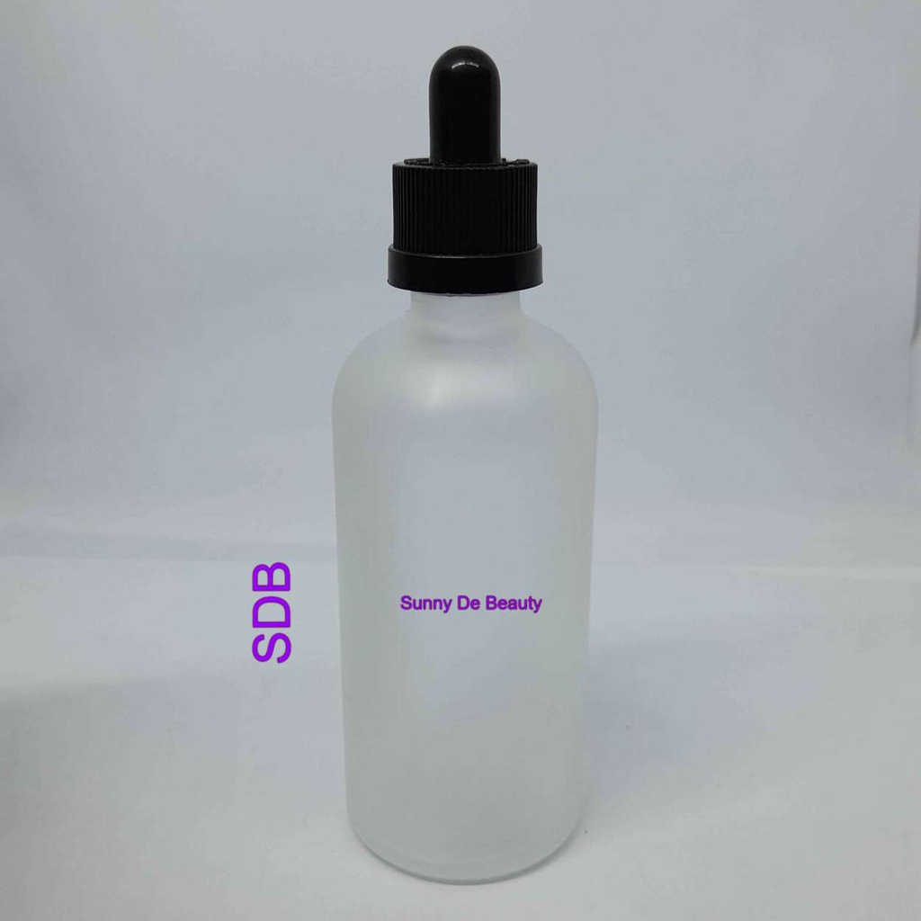 Jual Botol Serum 100 ml BR Kaca Clear Frosted Childrope Hitam / Botol ...